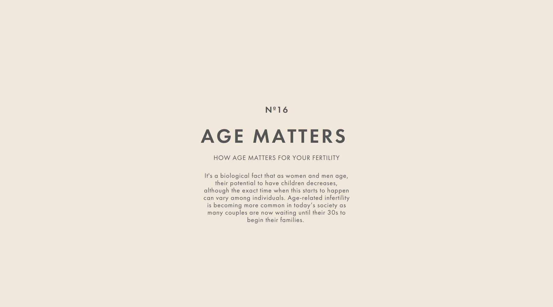 How Age Matters For Your Fertility – holisticHer